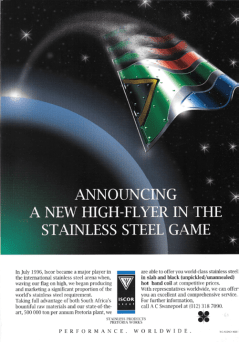 First stainless test batch for Iscor : SASSDA