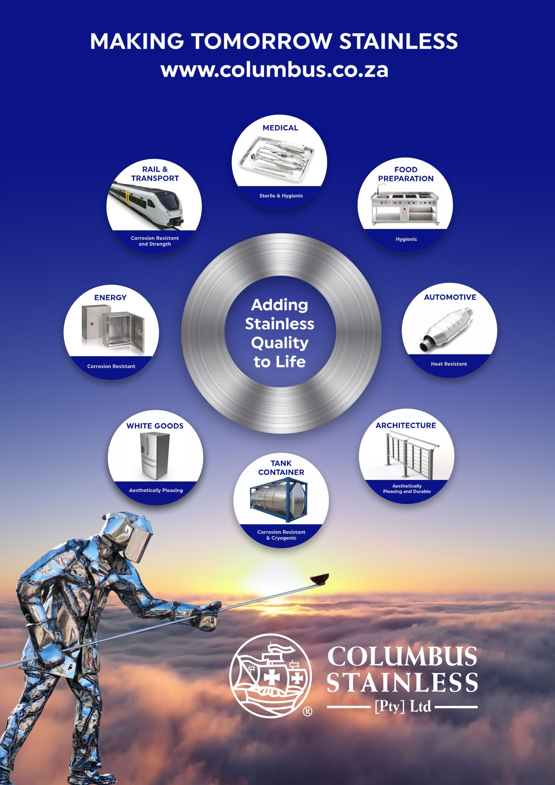 Advert : Columbus Stainless : SASSDA